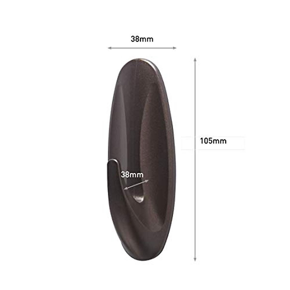 Command Designer, Large, 1-Hook (17083BZ-AWES), Outdoor-Metallic Bronze