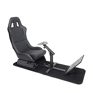 ProAm USA Racing Seat Gaming Chair Simulator Cockpit Steering Wheel Stand for Logitech G29 Thrustmaster Xbox Playstation PS4