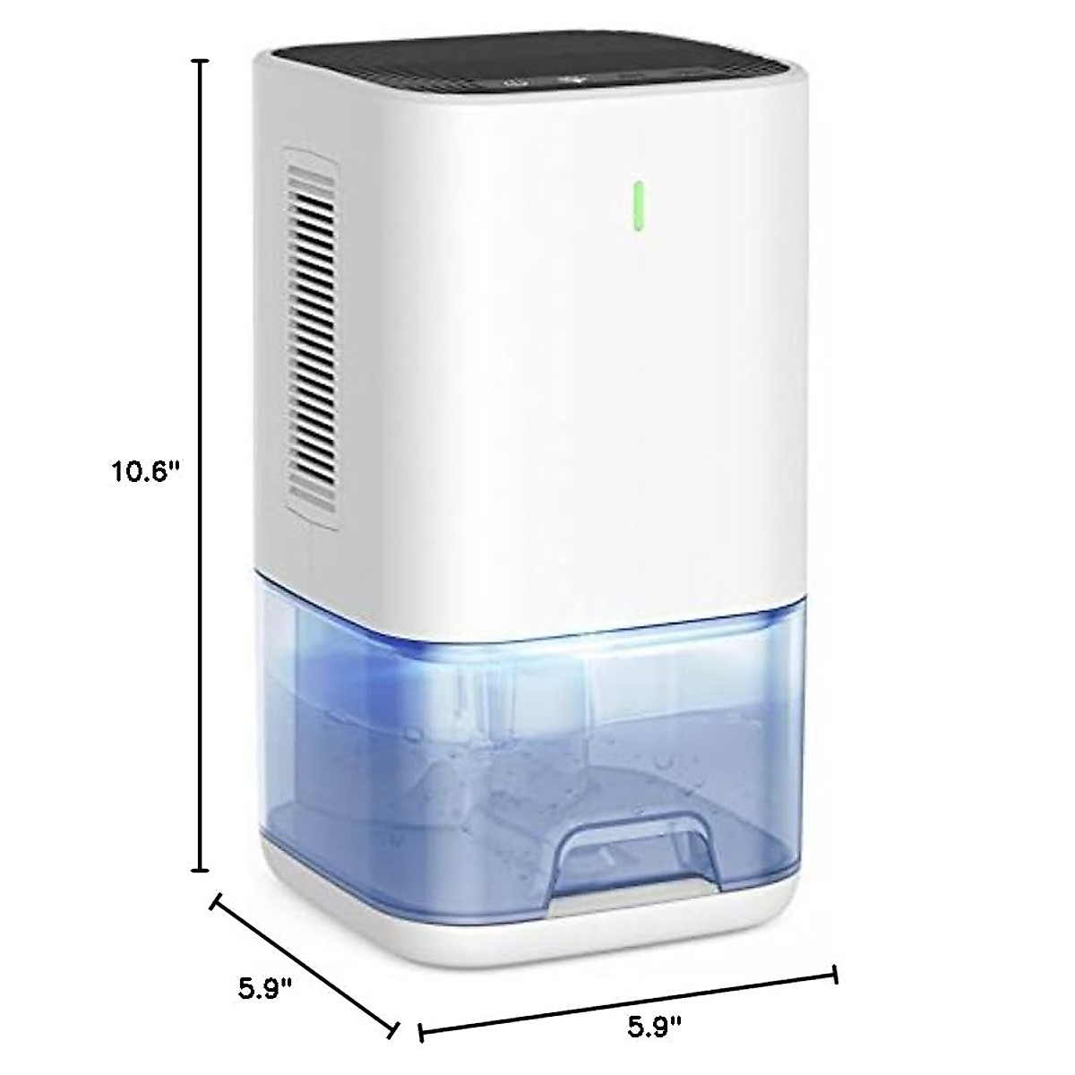 LEEL Dehumidifier, Upgraded 1200ml (42oz) Portable Ultra Quiet Dehumidifier, 6H/12H Timer Off Small Dehumidifier for 2300 Cubic Feet (270 sq ft) Home Basement Bedroom Bathroom Closet RV Camper