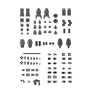Bandai Hobby - 30 Minute Missions - #28 Option Parts Set 15 (Multi Vernier/Multi-Joint) 30 MM 1/144 Model Kit