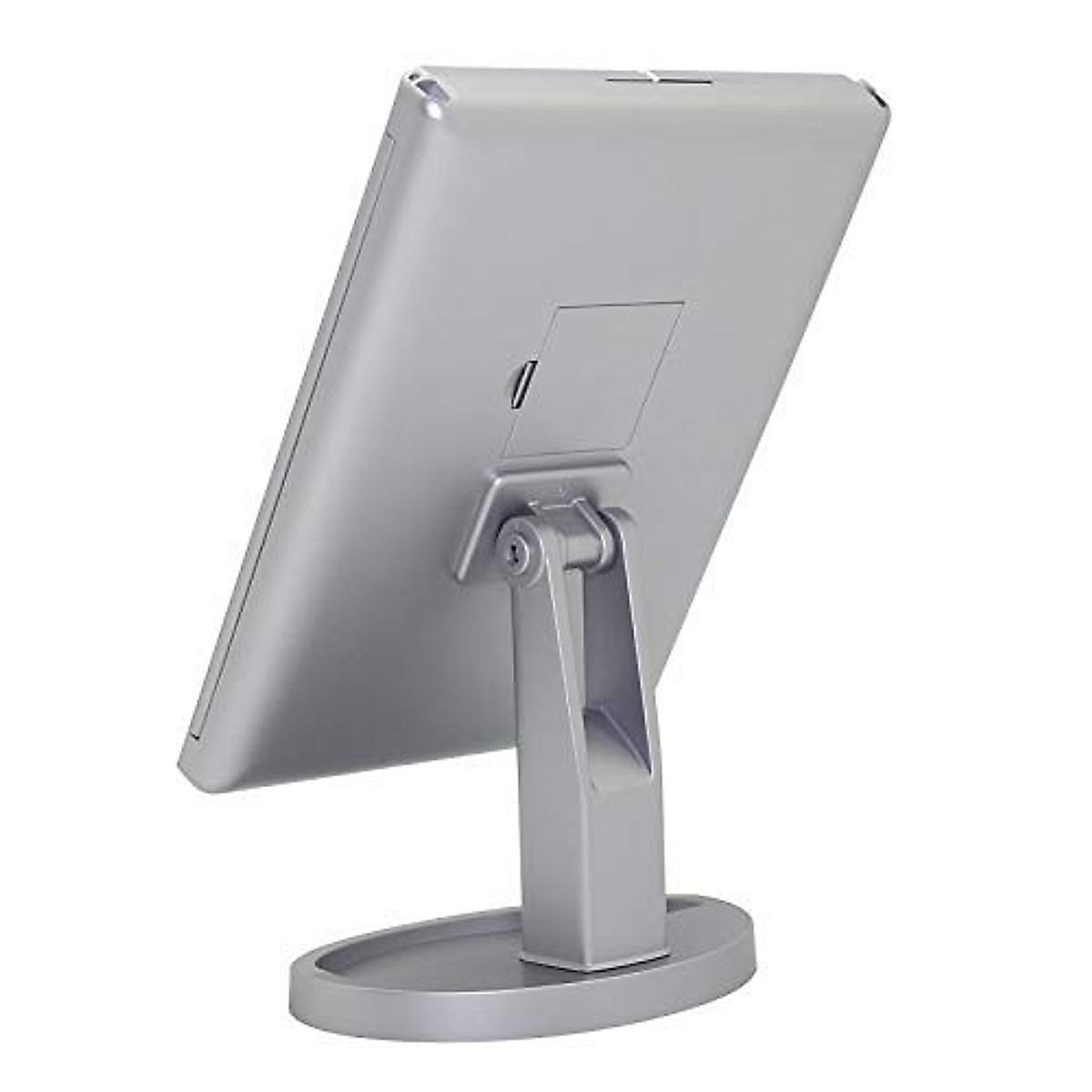 KXA Lighted Makeup Mirror, 24 LED Lighted Tri-Fold Makeup Mirror with Touch Screen and 180°Adjustable Stand Dual Power Mode Travel Beauty Mirror