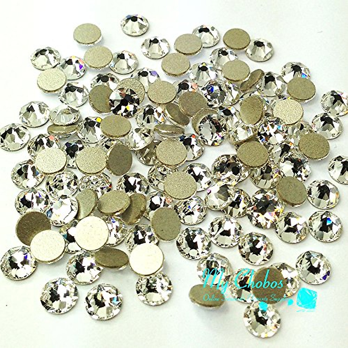 144 pcs Crystal (001) Clear Swarovski New 2088 Xirius 20ss Flat Backs Rhinestones 5mm DIY Bling Deco Round