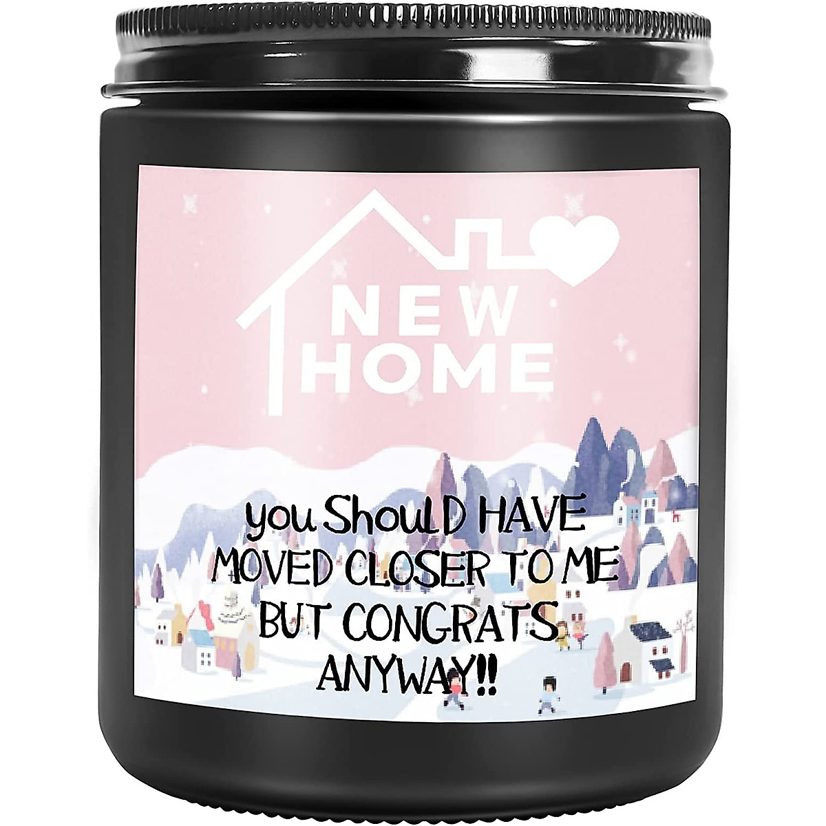 Lavender Scented Candle - Serenity + Calm - Happy Birthday Gifts for Women - Funny Gift for Best Friend Coworker Classmate Bestie Present 8 oz/227g Soy Wax Candle