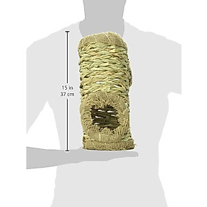 Prevue Hendryx 1098 Nature's Hideaway Grass Tunnel Toy, 13.5" x 6 "