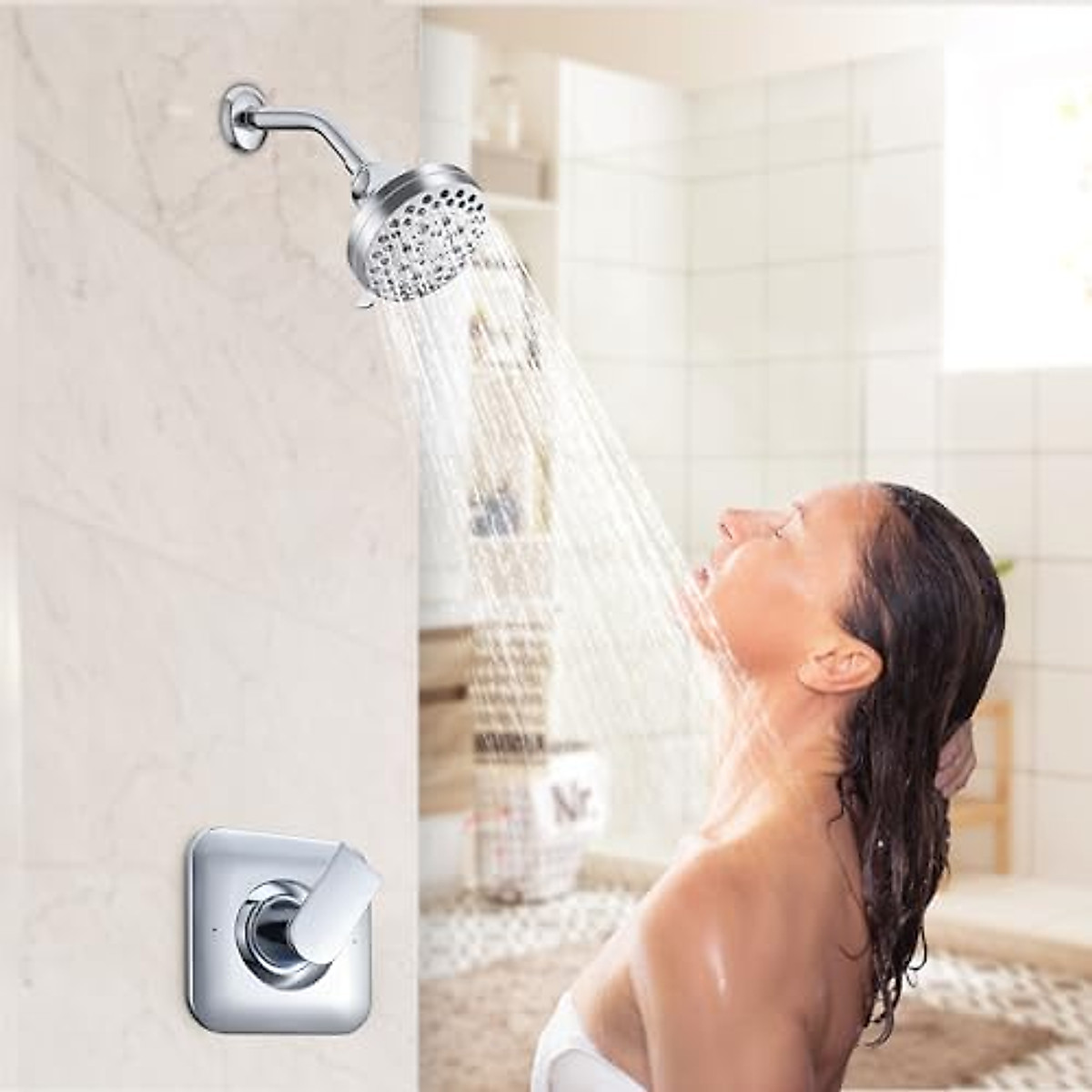 Replacement for Moen T2471 Genta LX Posi-Temp Valve Shower Trim Kit, Shower Lever Handle, Chrome