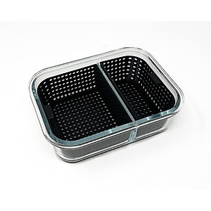 Dual Dunk Iso Soak Cleaning Station (Small, Black)