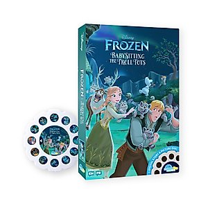 Moonlite Storytime Frozen Babysitting The Troll Tots Storybook Reel, A Magical Way to Read Together, Digital Story for Projector, Fun Sound Effects, Learning Gifts for Kids Age 1 Year and Up