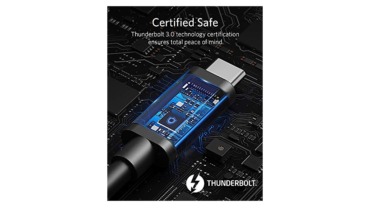 Anker Thunderbolt 3.0 Cable: 100W Charging, 40Gbps