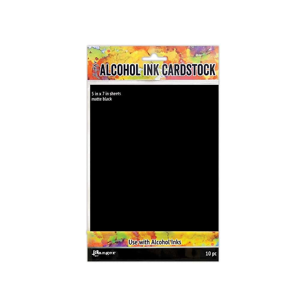 Ranger TH Alc Ink Crdstk Matte Black