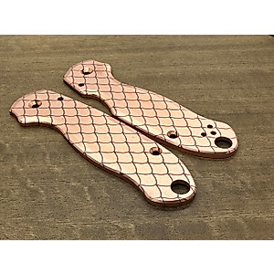 DRAGONSKIN Engraved Copper Scales for Spyderco para 3