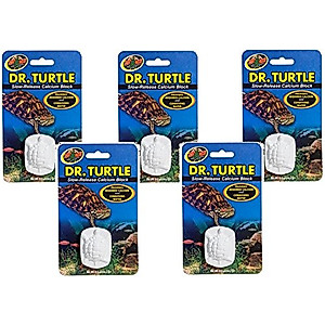 Zoo Med Dr.Turtle Slow-Release Calcium Block (Pack of 5)