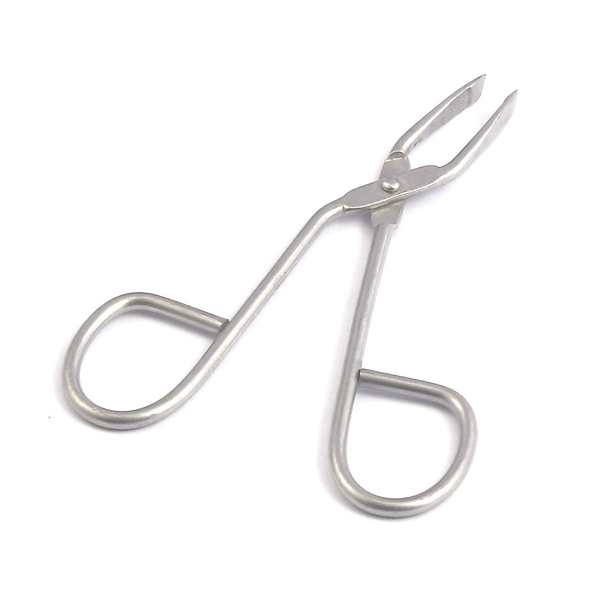 LAJA IMPORTS Stainless Steel 'Eyebrow Tweezer, Scissors Shaped Slant Tip Tweezer Clip, Set Of 2 - Gold & Silver