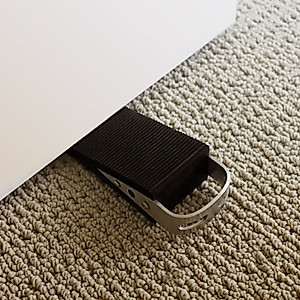 Large Rubber Door Stopper - Door Stop That Won't Scratch Floor or Door - Works On All Surfaces