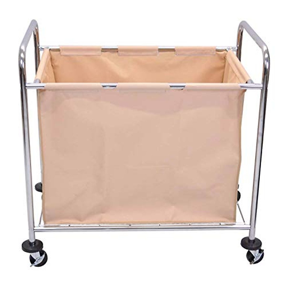 Luxor HL14 Laundry Cart With Steel Frame and Canvas