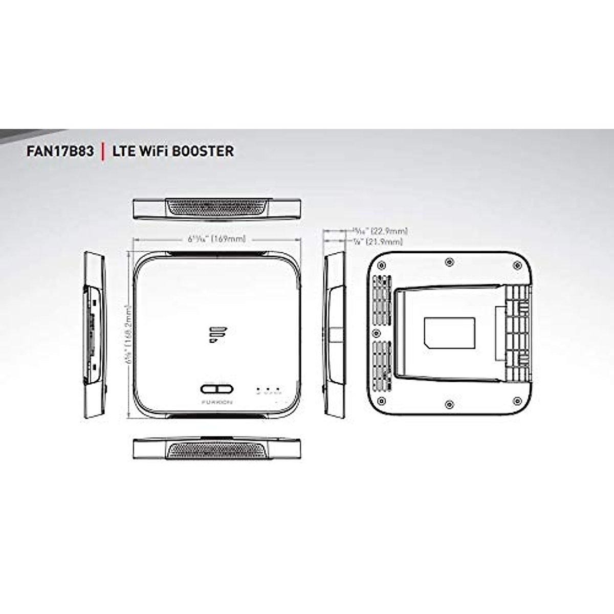 Furrion Access 4G LTE Access Point and Wi-Fi Booster with Ceiling Mount Bracket — High-Speed Internet and Enhanced Wi-Fi Coverage on the Road — Gigabit Ethernet Connections, WPS Supported — 693969