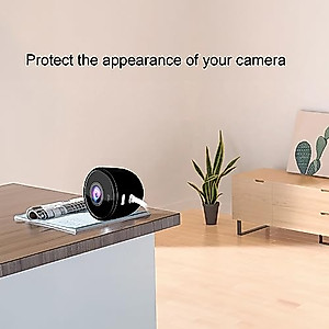 JESSY Silicone Skins Cover for Google Nest Cam Outdoor or Indoor, Protect and Camouflage Your Nest Cam Outdoor (1 Pack, Black)