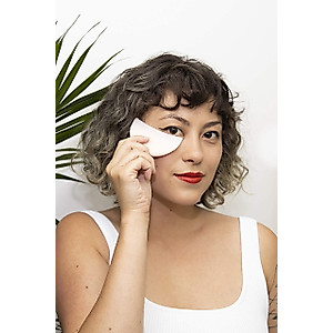 ShadowMoon - Reusable Eye Makeup Shield and Silicone Under Eye Cooling Pad for puffy eyes and perfect makeup application. Alternative to disposable shadow shields and eye makeup shields, 1 Pc Pink