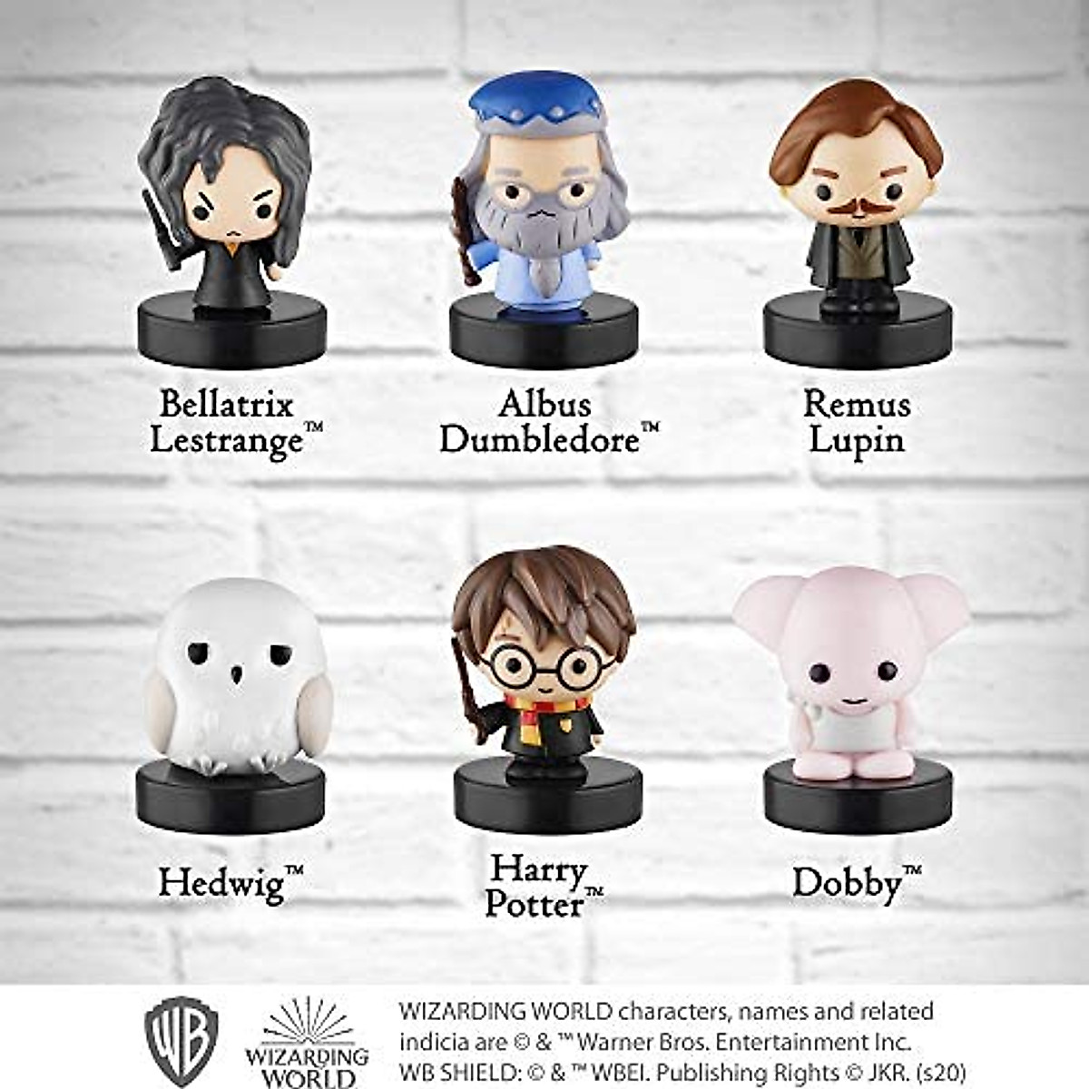 Self-Inking Harry Potter Stampers, Set of 12 – Harry Potter Gifts, Collectables, Party Decor, Cake Toppers – Lucius Malfoy, Hermione Granger, Neville Longbottom and More by PMI, 2.5 in. Tall