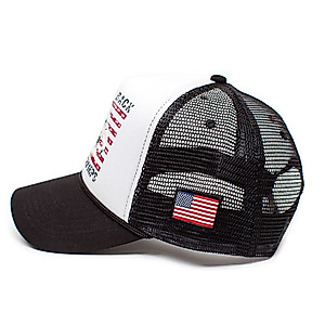 Back To Back World War Champs Eagle Unisex-Adult Trucker Hat -One-Size (Black/White/Black)