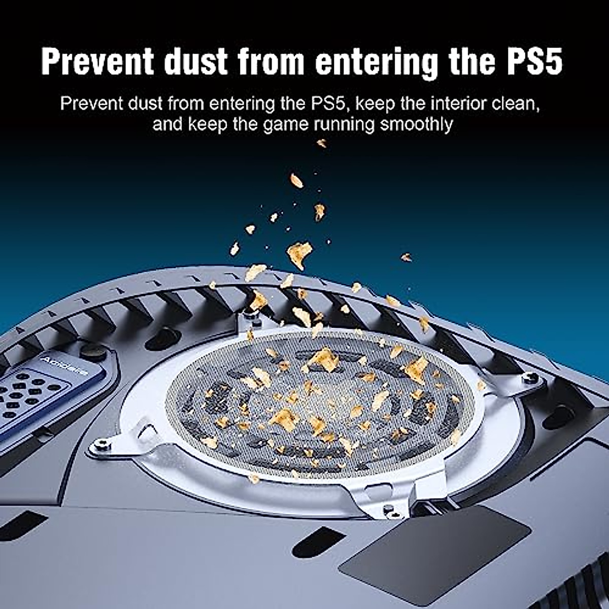 ACIDALIE PS5 Fan Dust Filter-with 4PCS Brand New Breathable Ventilation