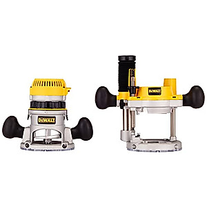DEWALT Router, Fixed/Plunge Base Combo Kit, 11-Amp, 1-3/4 HP, (DW616PK)