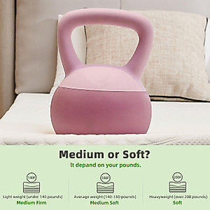 BDEUS 8 inch Gel Memory Foam Mattress for Cooling Sleep Pressure Relief Medium Firm Bed Mattresses CertiPUR-US Certified