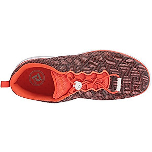 Propét Women's TravelFit Sneaker, Orange, 6.5 2E US