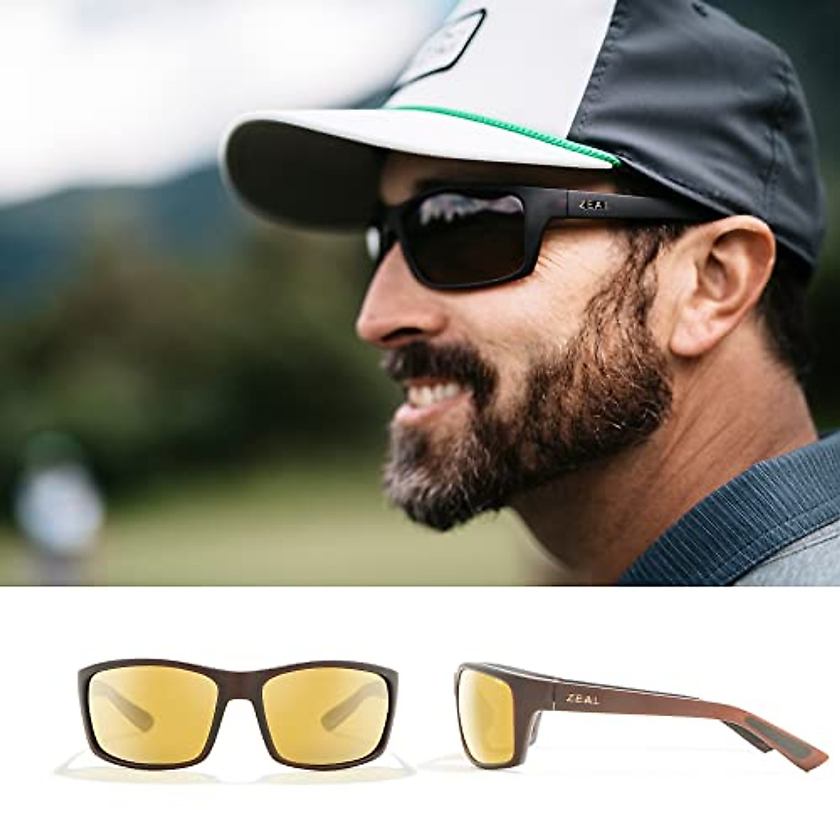Zeal Optics Morrison | Polarized + Photochromic Sunglasses for Men & Women - Burnt Whiskey/Auto Sun Photochromic Lens
