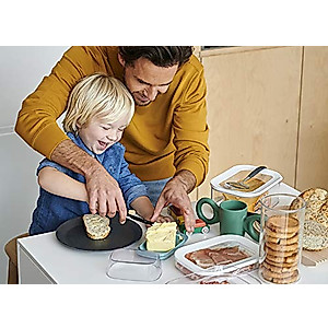 MEPAL, MODULA Food Storage Boxes with Lid for Salami, Cold Cuts, Turkey, Bologna, Deli and Luncheon Meat, BPA Free, Color, 3 X 550ml | 18.6oz, 1 Set