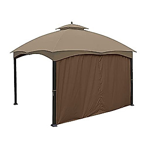 CoastShade Gazebo Replacement Curtain for 8x8 or 10x10 or 10x12 Summer Outdoor Gazebo,6.7FT Height,Only 1 Panel Sidewall,Autumn Gazebo Sidewall ，Brown