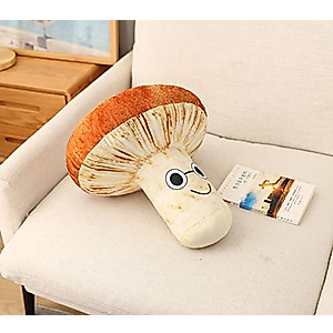 Ichesun 3D Creative Vivid Mushroom Pillow Gift Plush Throw Pillow (7"(Small Size/18cm))