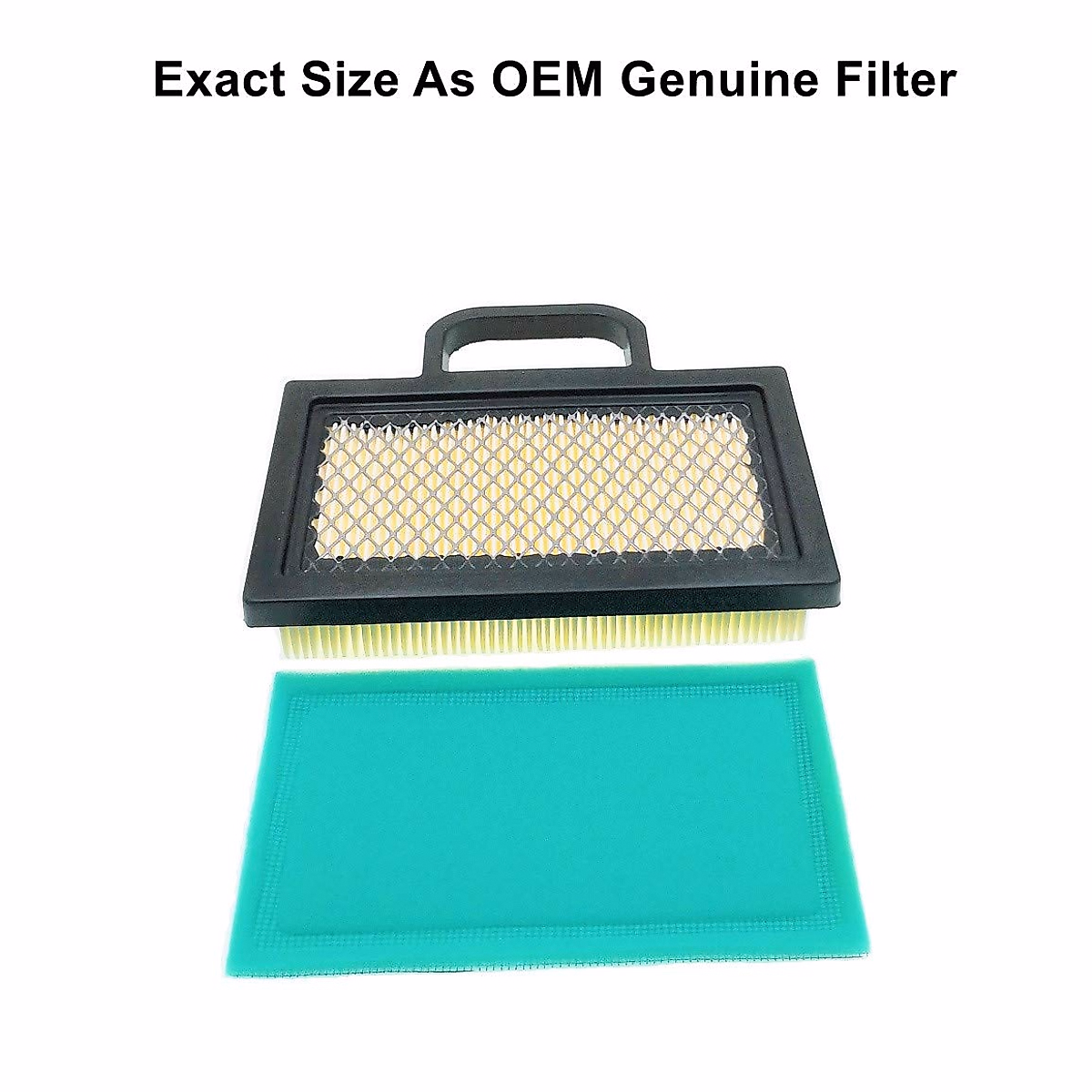 MOWFILL 2 Pack 499486 Air Filter Replace for BS 499486S, 5063, 5069, 695667, 698754 OEM Air Cleaner Cartridge with 273638 Pre Filter Fits Lawn Mower Air Cleaner Element