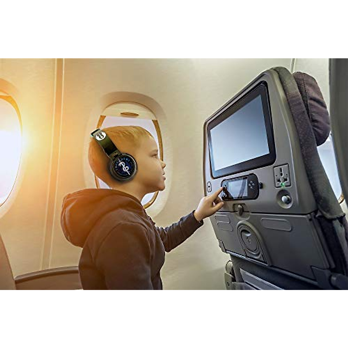 Star Wars Kids Bluetooth Headphones, Wireless Headphones with Microphone Includes Aux Cord, Volume Reduced Kids Foldable Headphones for School, Home, or Travel