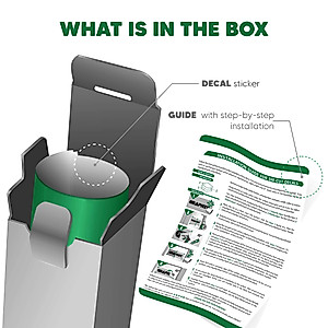 Greenyef Graphics We The People Betsy Ross Flag 1776 Distressed American USA US Flag Truck Tailgate Vinyl Decal Preamble of The US Constitution fits Most Pickup Trucks (11''x20'', White)