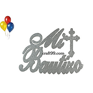 Glitter "Mis Quince Anos" Foam-Wall Hanging-Party Decorations (Silver, XL)