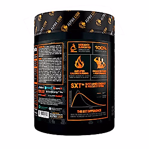 ALPHA LION Superhuman Burn 2-in-1 Metabolism Booster Pre Workout, Weight Loss Supplement, Appetite Suppressant, Fat Loss Support, Energy & Focus Powder (21 Servings, Blue Gummy Bear Flavor)
