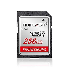 256GB SD Card Flash Memory Class 10 High Speed Security Digital Memory Card for Vloggers, Filmmakers, Photographers and Other SD Card Devices(256GB)