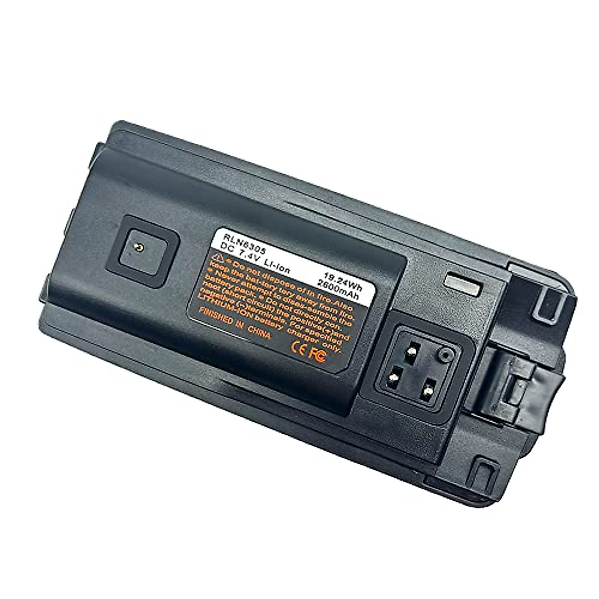 Amasu RLN6305 2600mAh Li-ion Battery Compatible with CP110 RDM2070D RDU2020 RDU2080D RDU4100 RDU4160D RDV2020 RDV5100 RDM2020 RDM2050 Radio