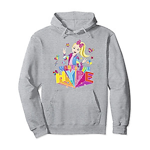 JoJo Siwa Worth The Hype Rainbow Text Pullover Hoodie