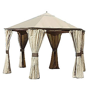 Garden Winds GO Hexagonal Gazebo Replacement Canopy Top Cover - RipLock 350