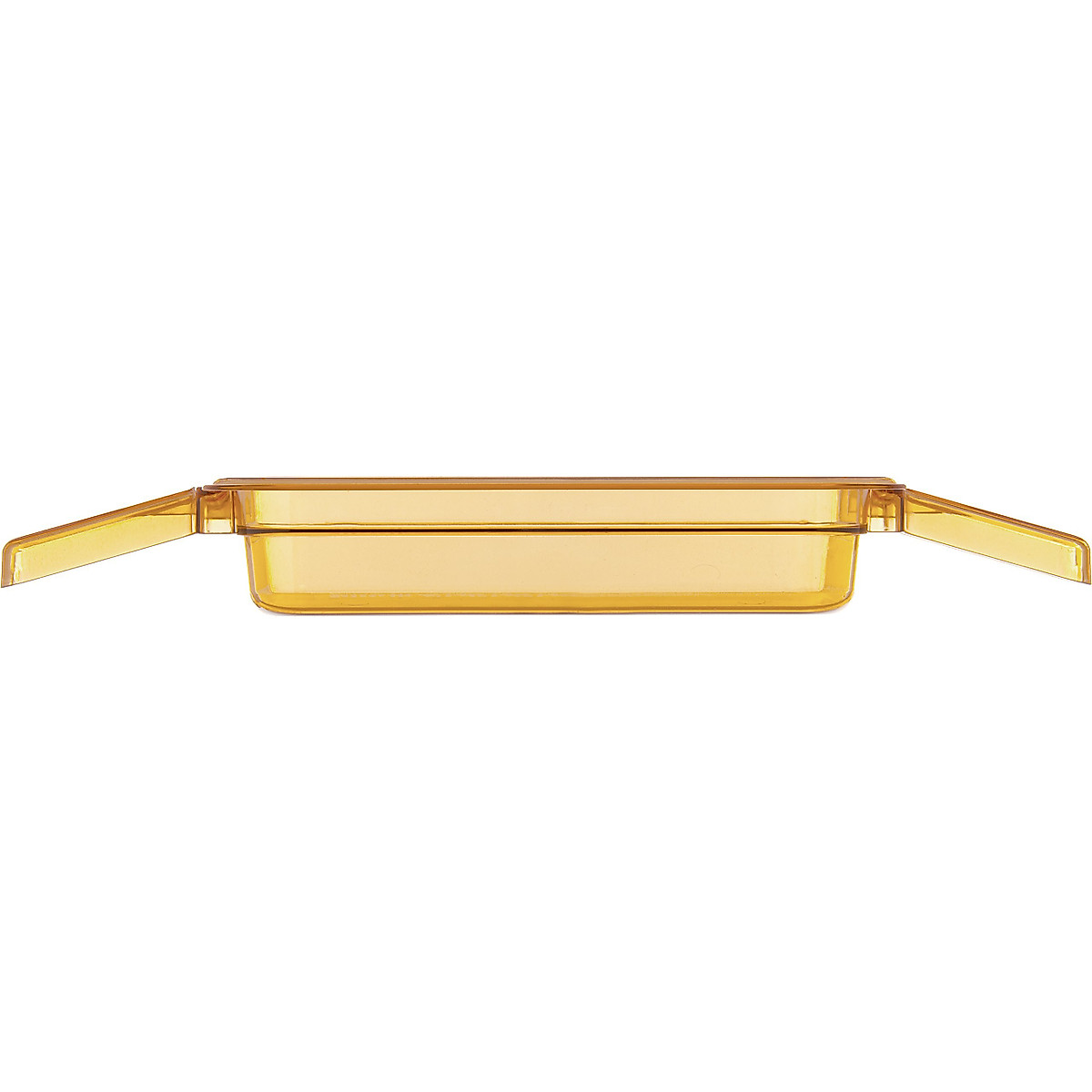 Carlisle FoodService Products 30860HH13 StorPlus High Heat Food Pan With 2 Handles, 2.5" Deep, Third Size, Amber