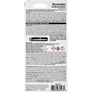 Permatex 84107 PermaPoxy 30 Minute High Strength General Purpose Epoxy, 0.84 oz.