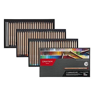 Caran d'Ache Luminance 6901 Clr Pncl Set 76 Artist Rng