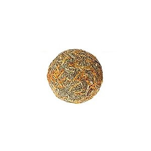 Rabbit Chew Toys Grass Ball Toys Natural Hay Ball Pets Teeth Grinding Chewing Treats for Hamsters Guinea Pigs Chinchilla Gerbils(Calendula Grass Ball)