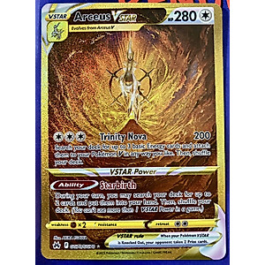 Pokemon - Arceus VSTAR GG70/GG70 - Crown Zenith - Galarian Gallery -Secret Rare - Gold Card