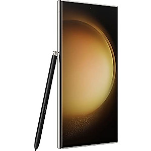 SAMSUNG Galaxy S23 Ultra 5G S9180 Dual 256GB 12GB RAM, 200 MP Camera, Factory Unlocked – Cream