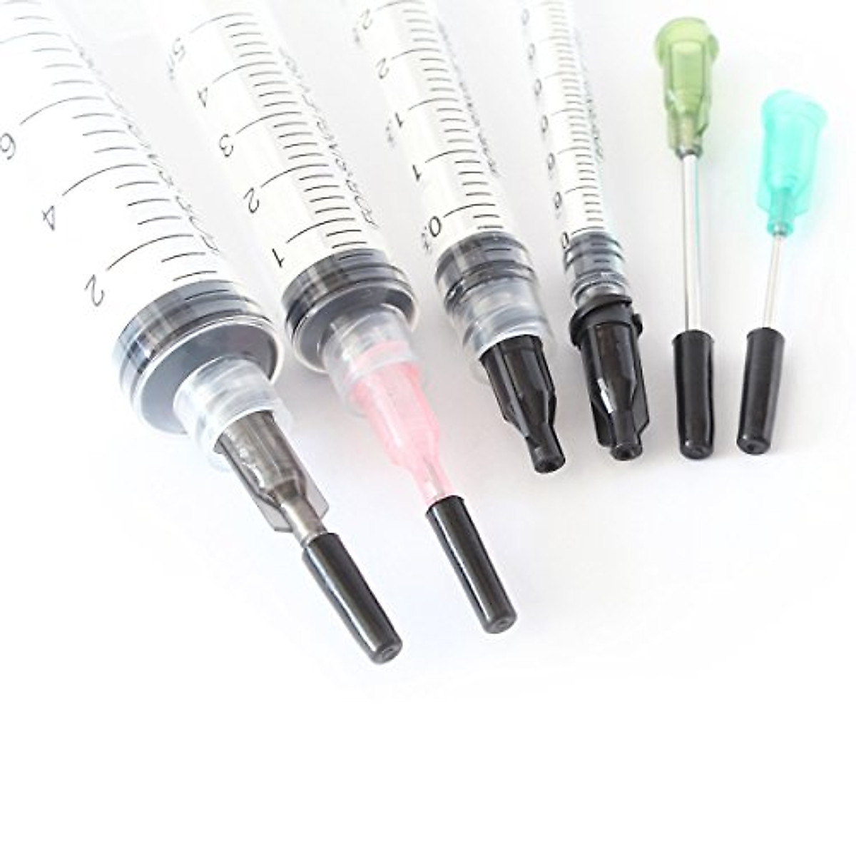 BSTEAN Syringe Blunt Tip Needle and Cap - 10ml, 5ml, 3ml, 1ml Syringes 14ga 16ga 18ga 20ga Blunt Needles - Oil or Glue Applicator (Pack of 10)