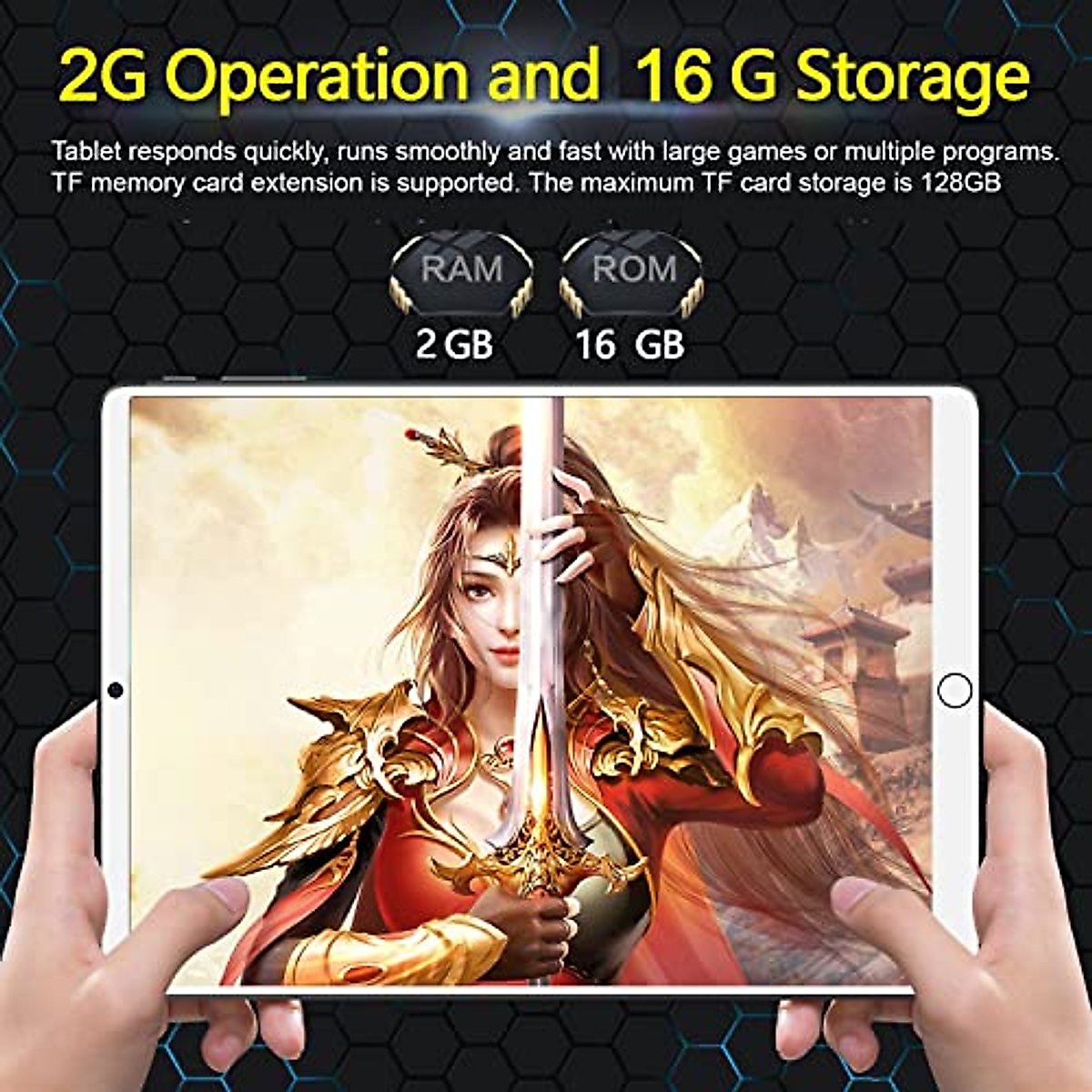 S12 10.1 inch Android Tablet PC, 3G Phone/WiFi Tablet for Study, Game and Video Playing, Internet Browsing, Dual SIM Cards and Dual Standby Supportive, 4Core/Bluetooth/GPS/FM, IPS HD Display_Gray