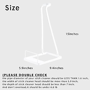 STAIC Vacuum Stand for Dyson V6 V7 V8 V10 V11 Stick Cleaner Steel Holder for Handheld Electric Broom Organization Storage Ideal Gift -White
