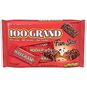 100 Grand Chocolate Bar Fun Size, 11 Ounce